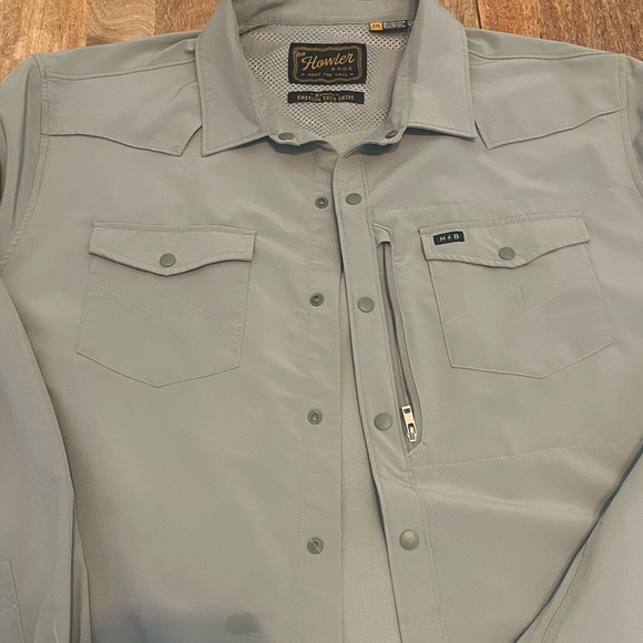 Howler Brothers | Shirts | Howler Brothers Emerger Light Khaki Buttonup ...